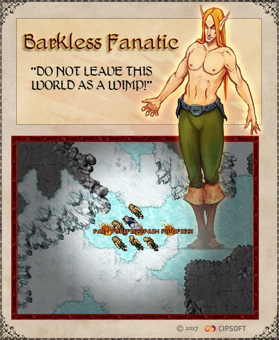 Barkless Fanatic | TibiaWiki | Fandom