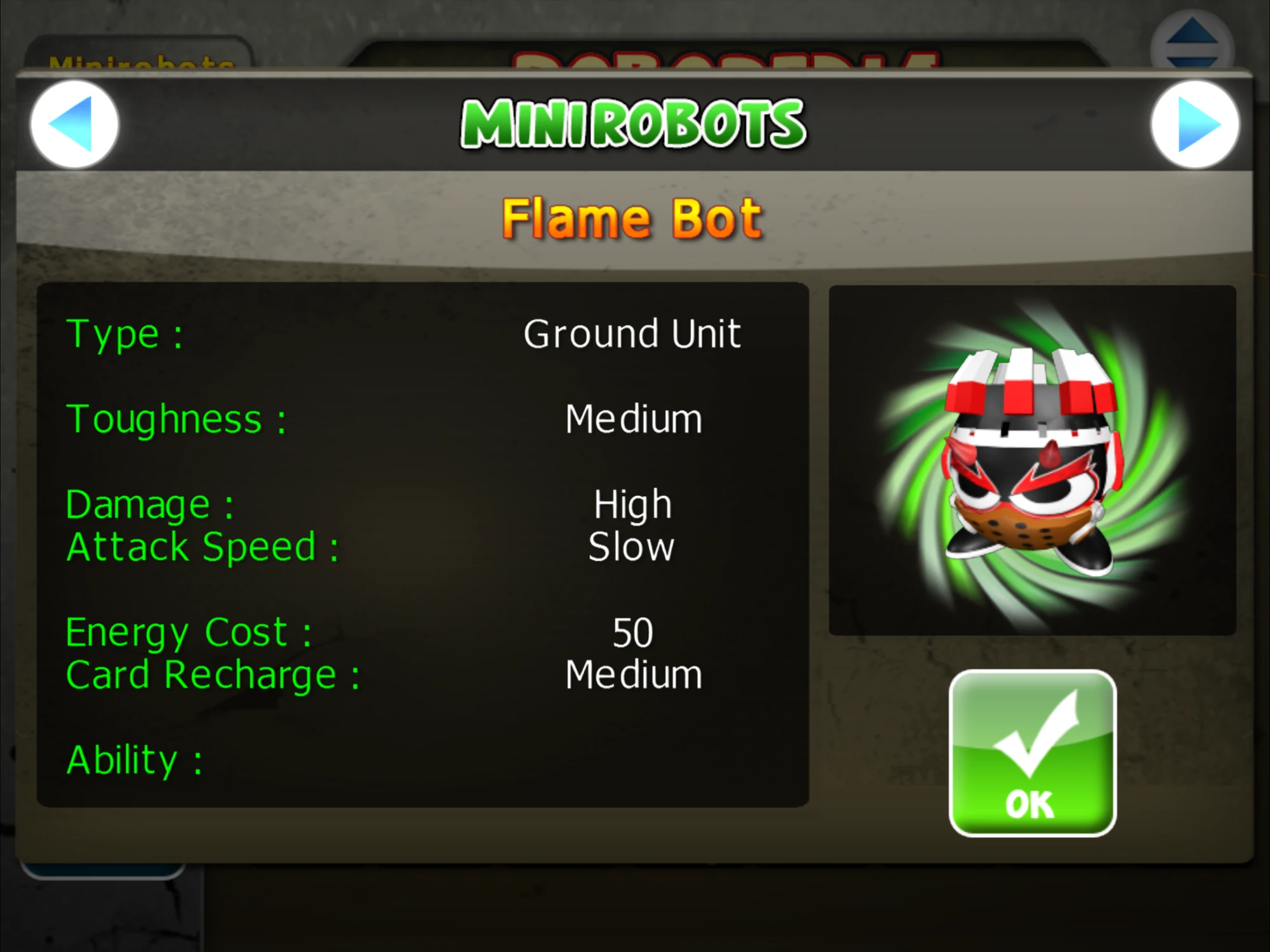 Flame Bot | Tiny Defense Wiki | Fandom