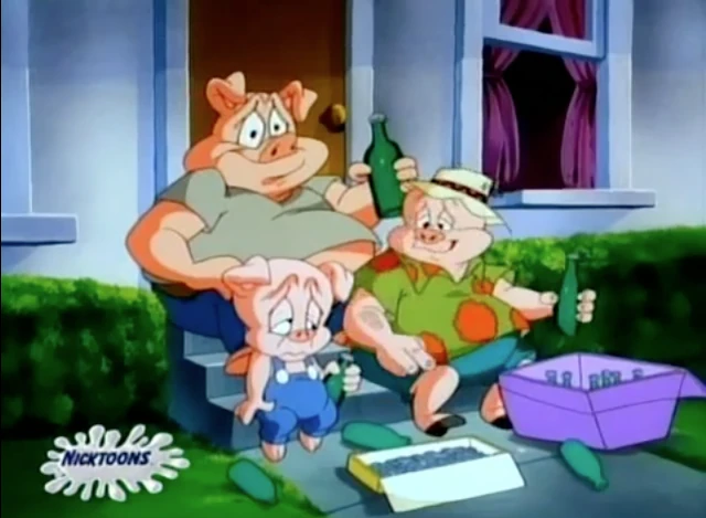 Image - HamtonWade&UncleStinkyBottleCaps.png | Tiny Toon Adventures ...