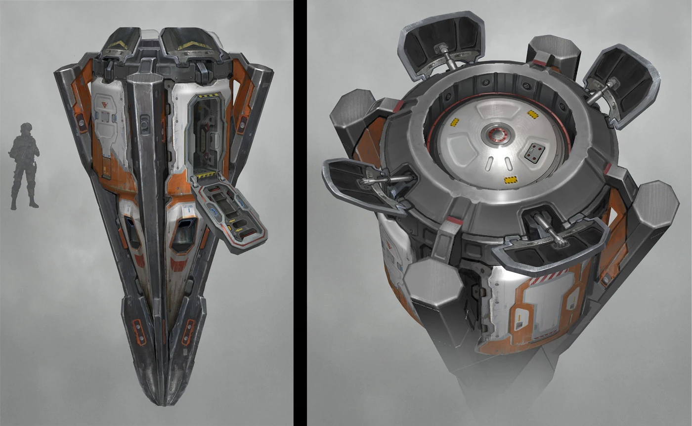 Image - Drop Pod T2 Concept.jpg | Titanfall Wiki | FANDOM powered by Wikia