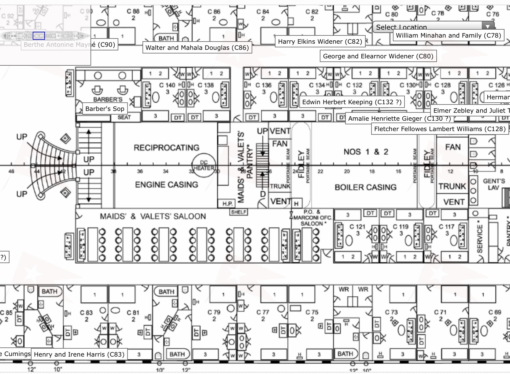 Postal Workers and Marconi Operators Saloon | Titanic Wiki | Fandom