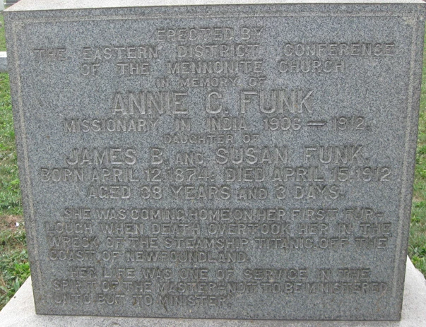 Annie Funk | Titanic Database Wiki | Fandom