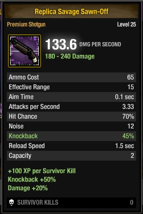 Savage Sawn-Off | The Last Stand Wiki | Fandom