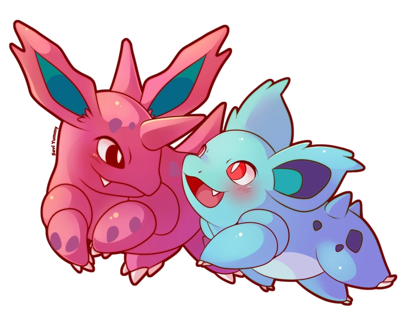 Image - Nidorino and Nidorina.png | TMNT X Pokemon Wiki | FANDOM powered by Wikia