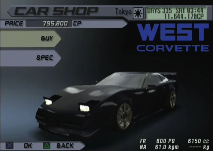 WEST Corvette | Tokyo Xtreme Racer Wiki | Fandom