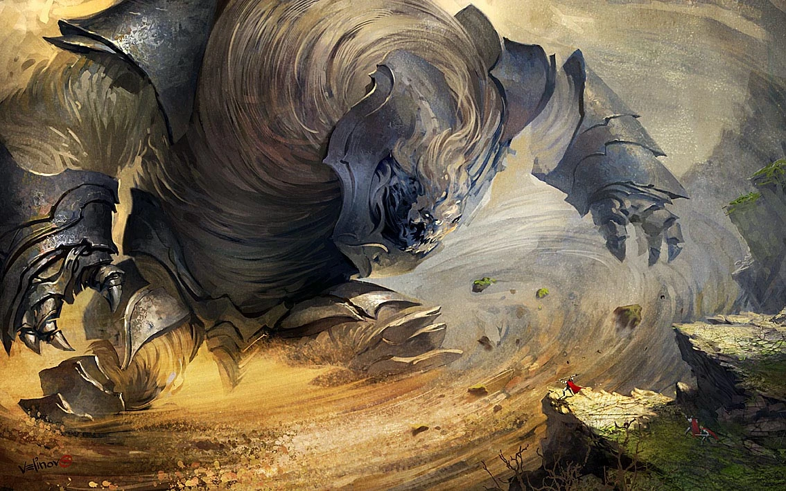 Image - Godlike-Monster-Art-Wind-Elemental.jpg | Tolas Wiki | FANDOM ...