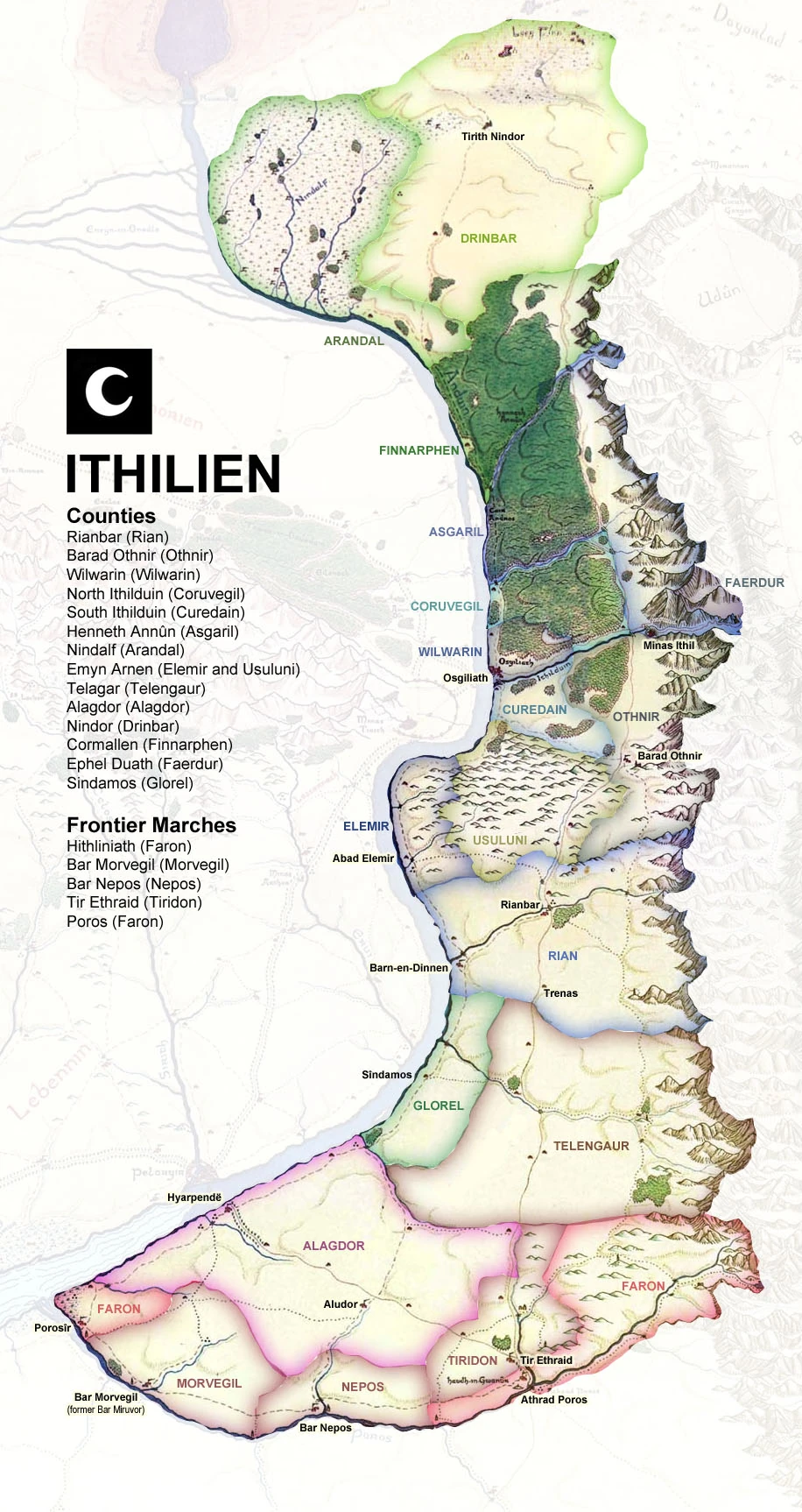 Ithilien | Tolkienpedia | FANDOM powered by Wikia