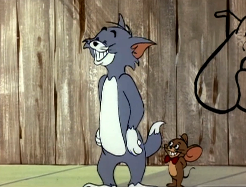 Image - Planet of the Dogs - Tom laughing and Jerry smiling.PNG | Tom ...