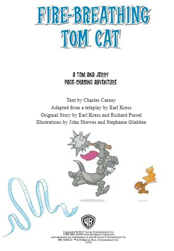 Fire Breathing Tom Cat - Book | Tom and Jerry Wiki | Fandom