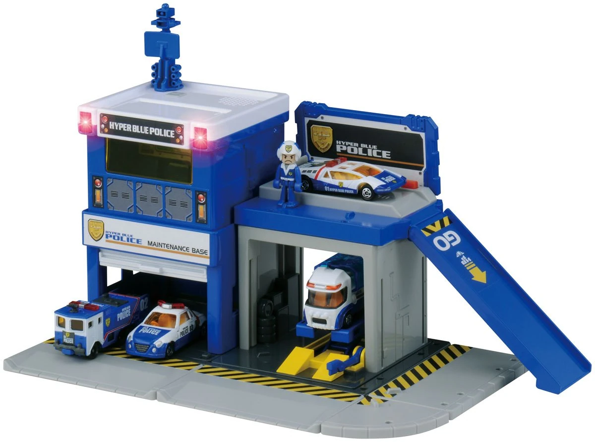Hyper Blue Police Maintenance Base (Toy) | Tomica Wiki | Fandom