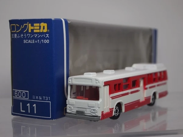 Long Tomica L11- Mitsubishi Fuso One-Man Operated Bus | Tomica Wiki ...