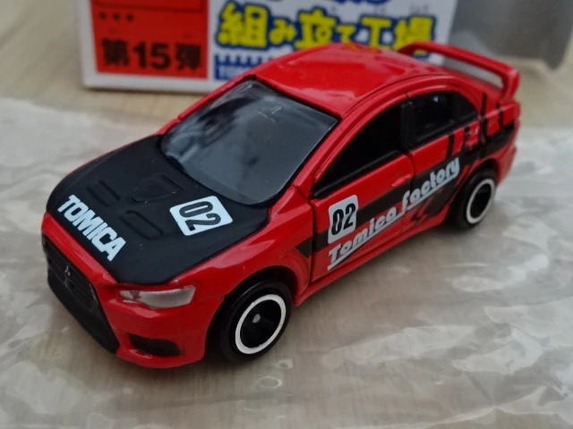 Tomica Assembly Factory ★★★ No. 15- Mitsubishi Lancer Evolution X ...