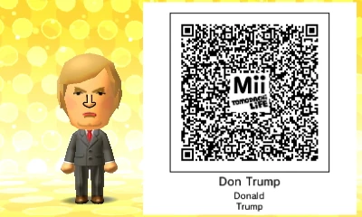 Image - Donald Trump QR Code.jpg | Tomodachi Life Wiki | FANDOM powered ...