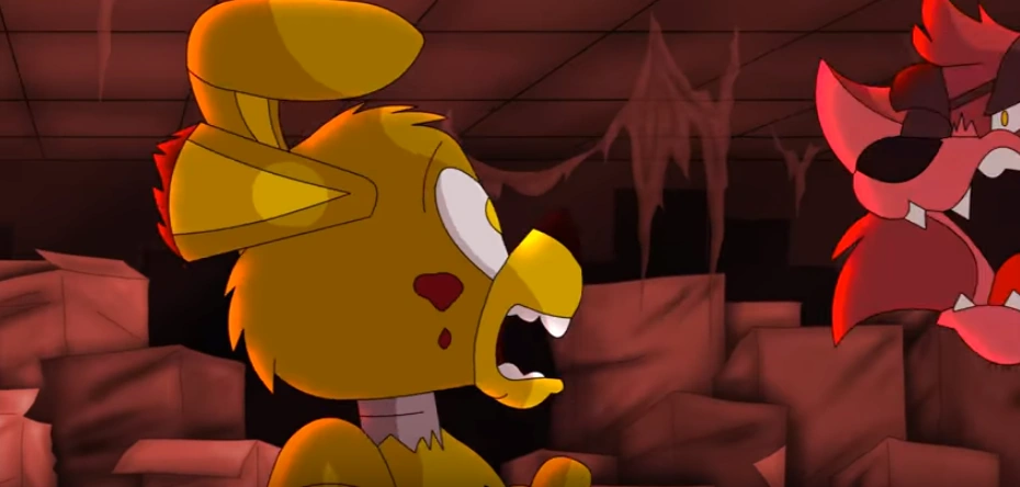 Image - Springtrap lunches toward Springtrap (15).png | TonyCryNight ...