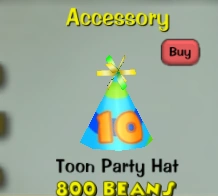 Toon Party Hat | Toontown Wiki | Fandom