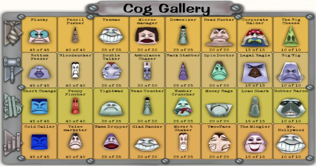 Cog gallery | Toontown Wiki | FANDOM powered by Wikia