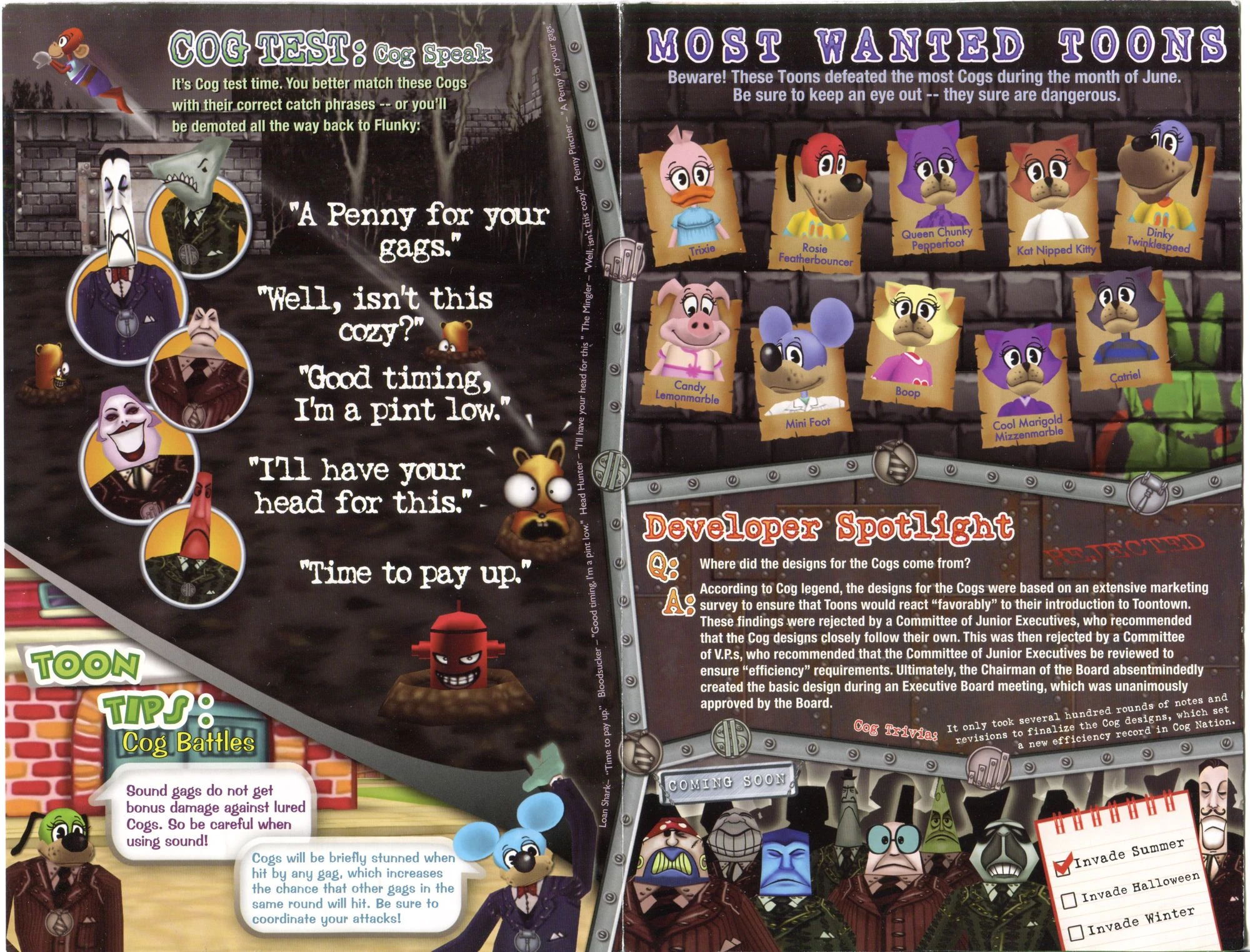 Toontown was going to revamp the Cogs : r/Toontown