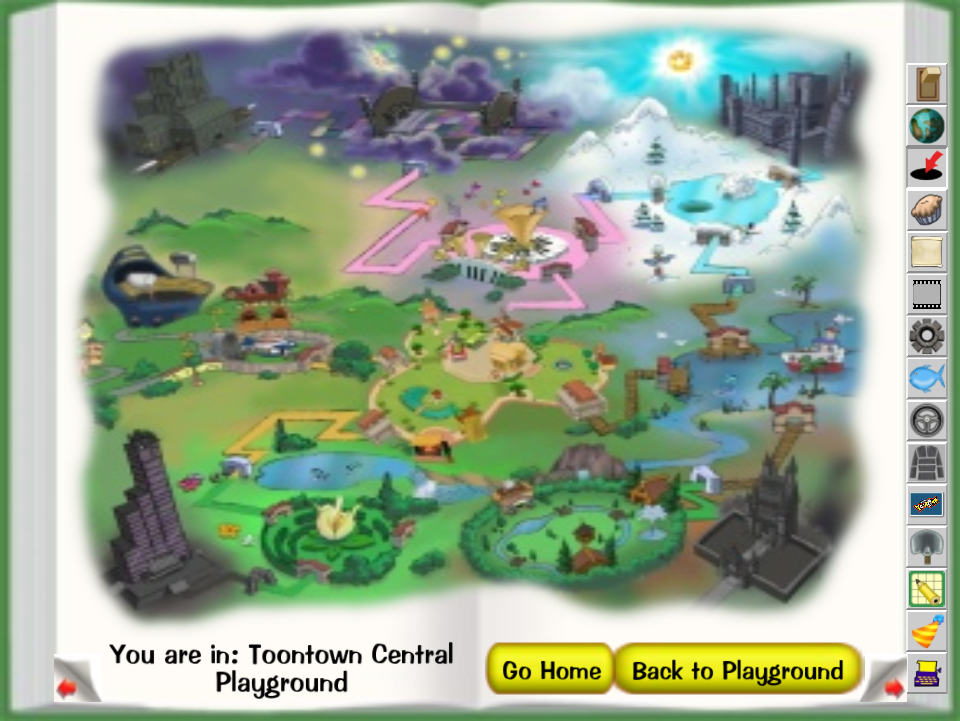 Map Toontown Wiki Fandom Powered By Wikia