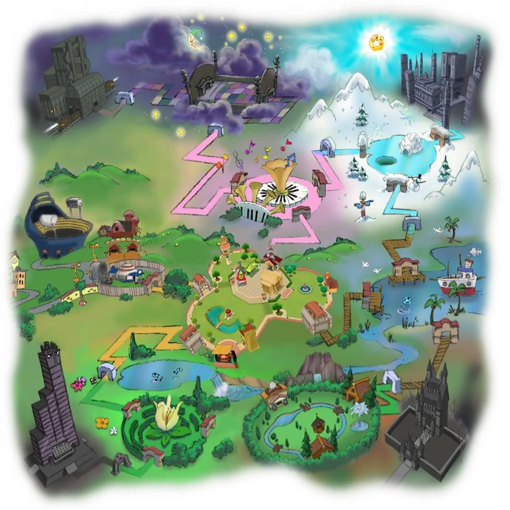 Map of Toontown | Toontown Rewritten Wiki | Fandom