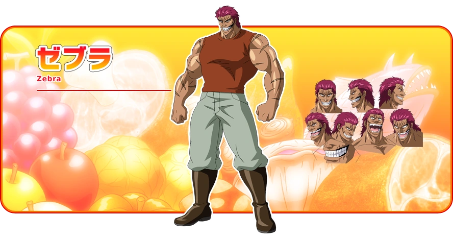 Image - Zebra Anime Design.png | Toriko Wiki | FANDOM powered by Wikia