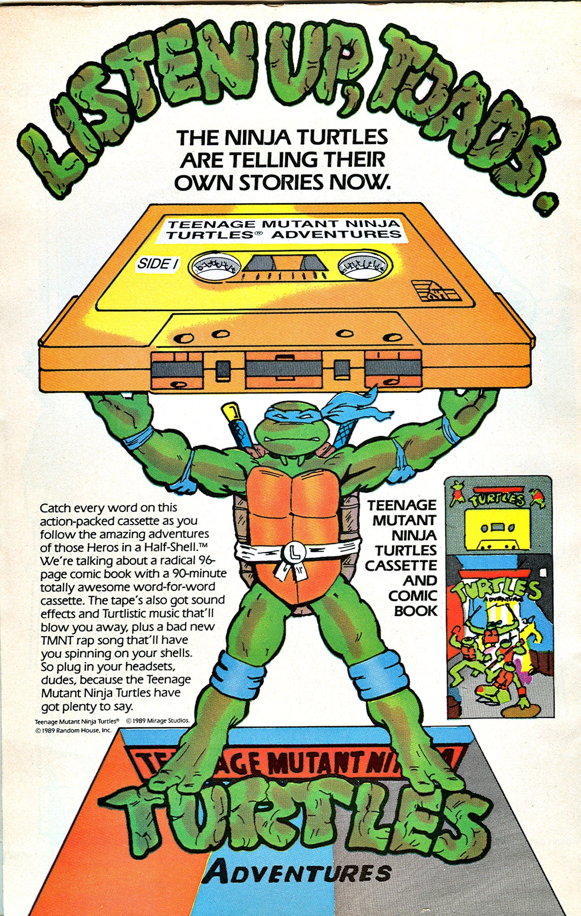 Eastman and Laird's Teenage Mutant Ninja Turtles Adventures | Tortuga ...