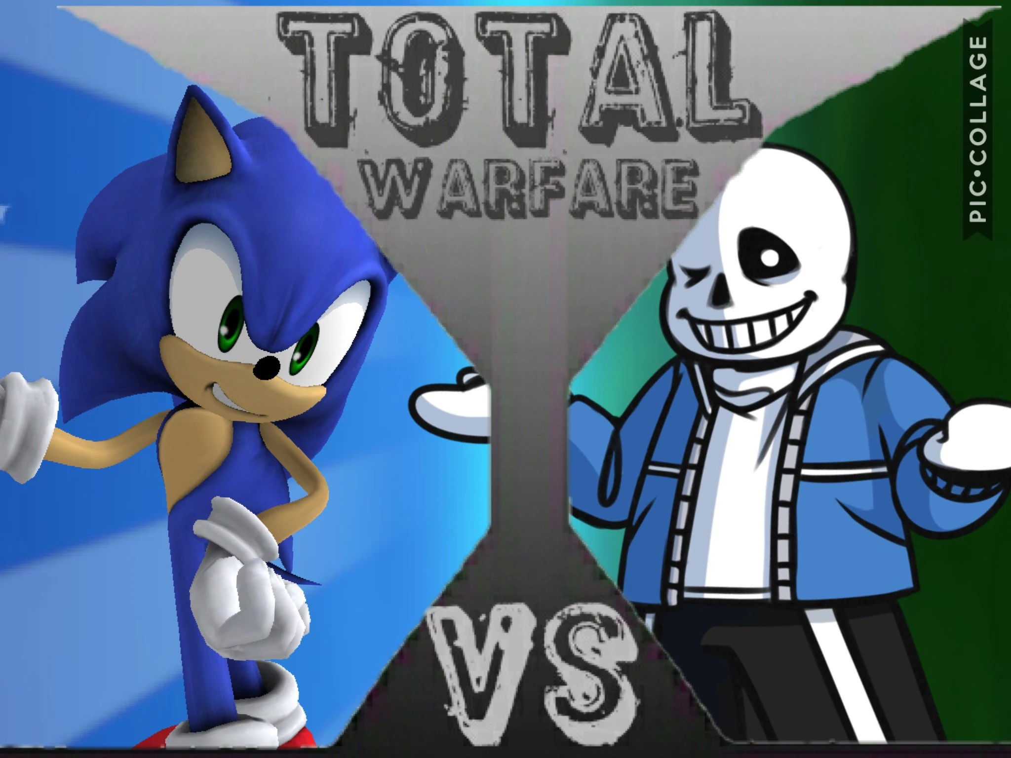 Sonic VS Sans | Total Warfare Fanon Wikia | Fandom