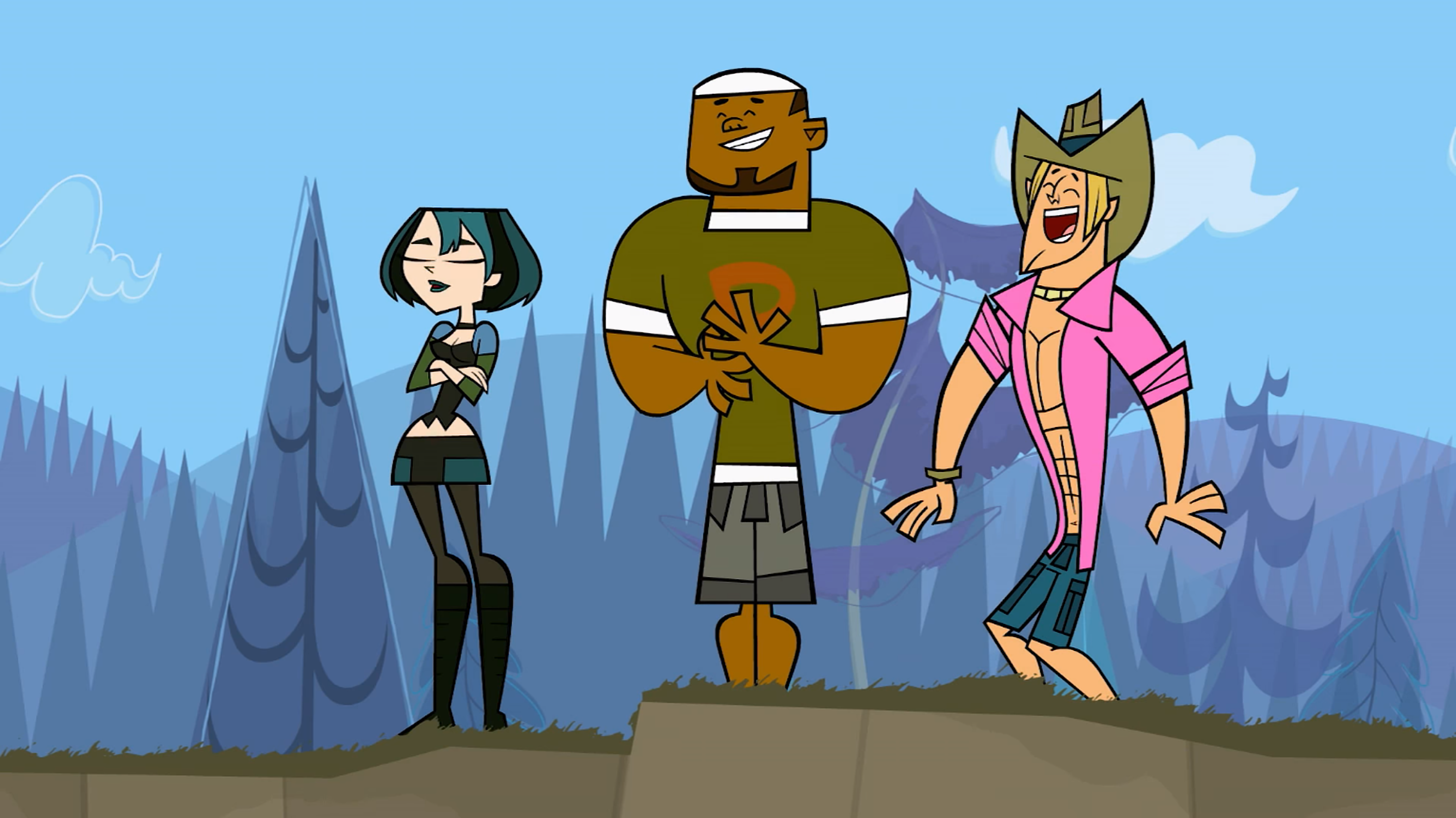 Image Gwen Dj Geoff Laughpng Total Drama Wiki Fandom Powered By Wikia
