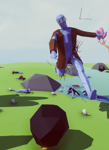 (TABS) Chicken Man Blue Minecraft Skin