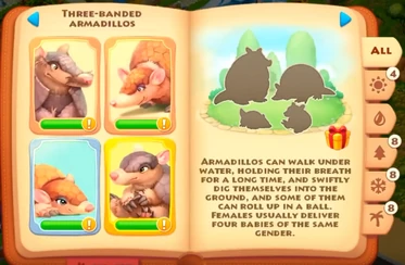 Three-Banded Armadillo | Township Wiki | Fandom