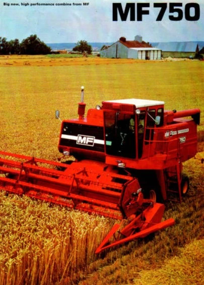 Massey Ferguson 750 combine | Tractor & Construction Plant Wiki | Fandom