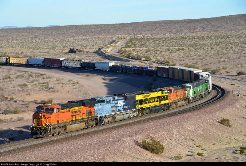 Image - BNSF rainbow consist.jpg | Trains And Locomotives Wiki | FANDOM powered by Wikia