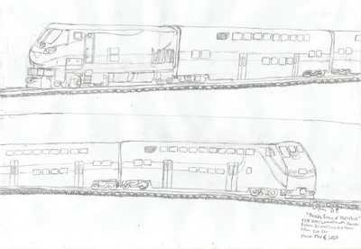 More Drawings, Modern Metrolink Material | Trains And Locomotives Wiki ...