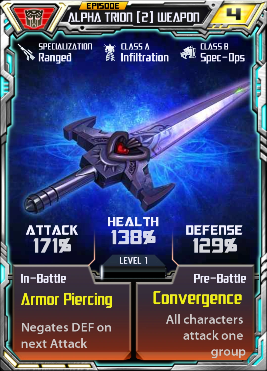 Alpha Trion (2) Weapon | Transformers Legends Wiki | Fandom