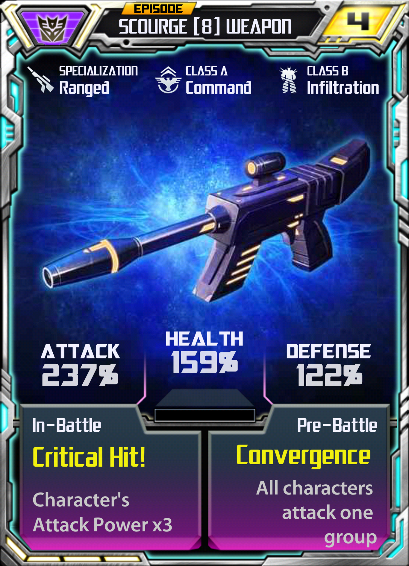 Scourge 8 Weapon Transformers Legends Wiki Fandom Powered By Wikia