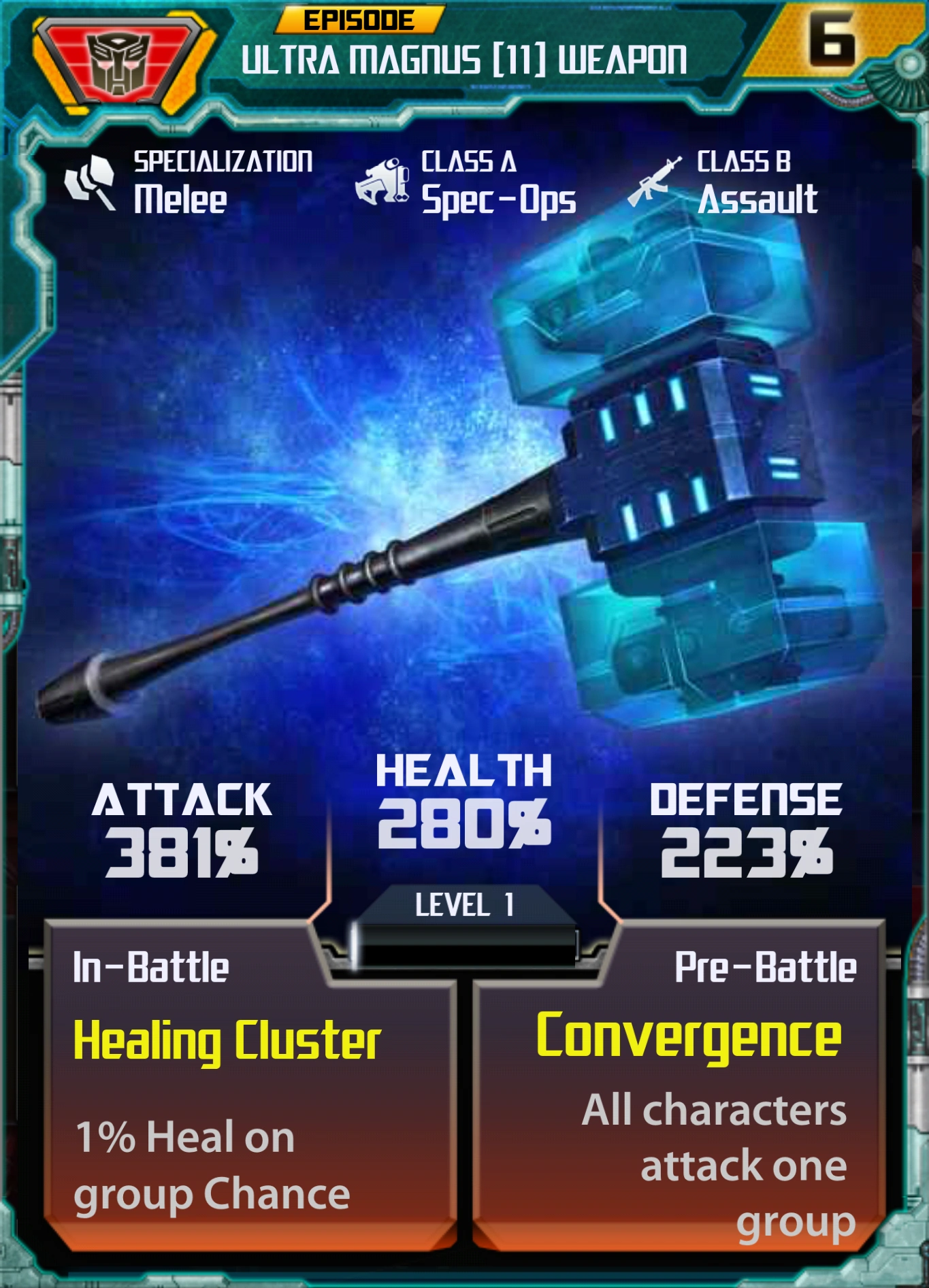 Ultra Magnus (11) Weapon | Transformers Legends Wiki | Fandom