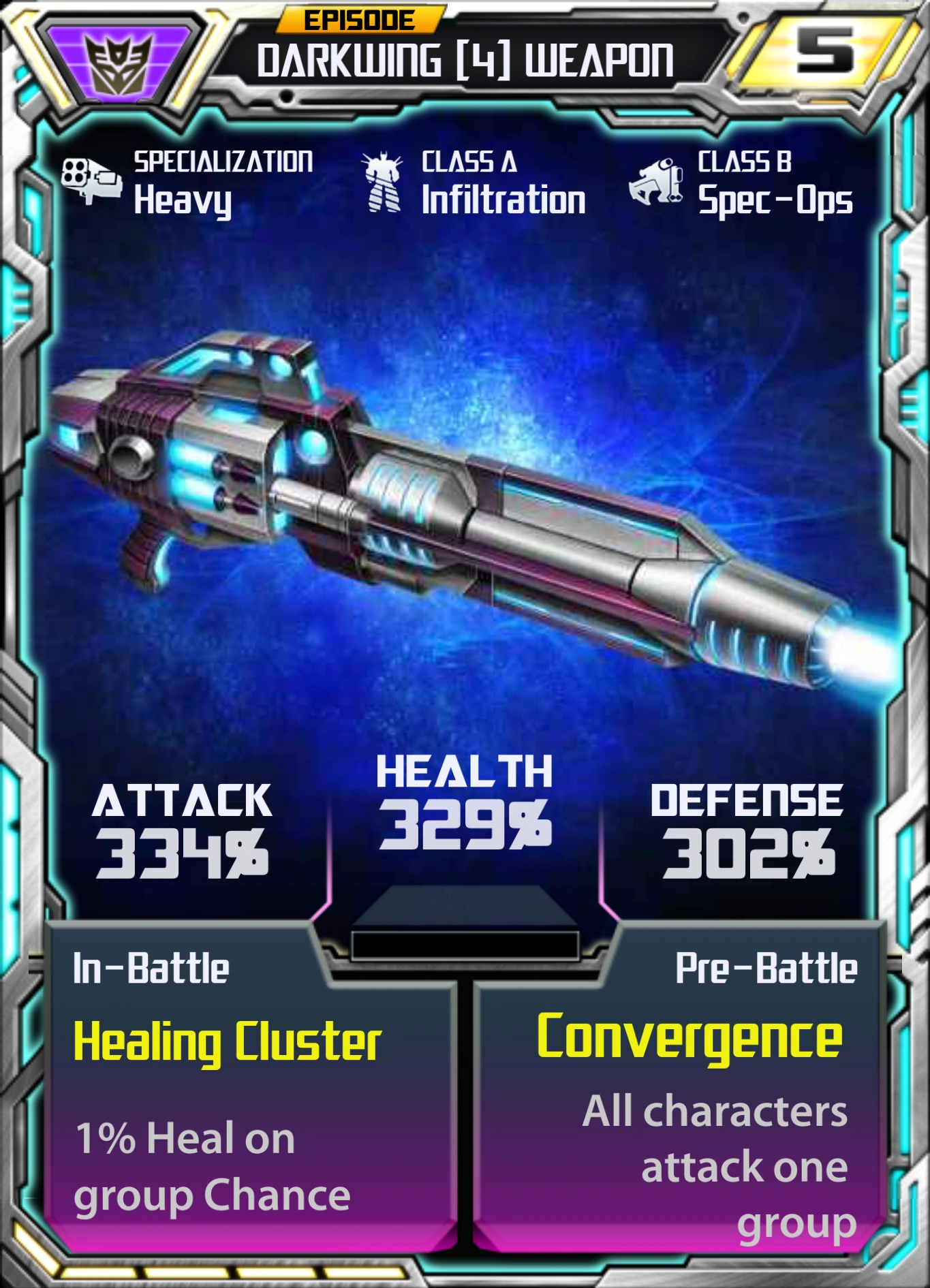 Darkwing (4) Weapon | Transformers Legends Wiki | Fandom