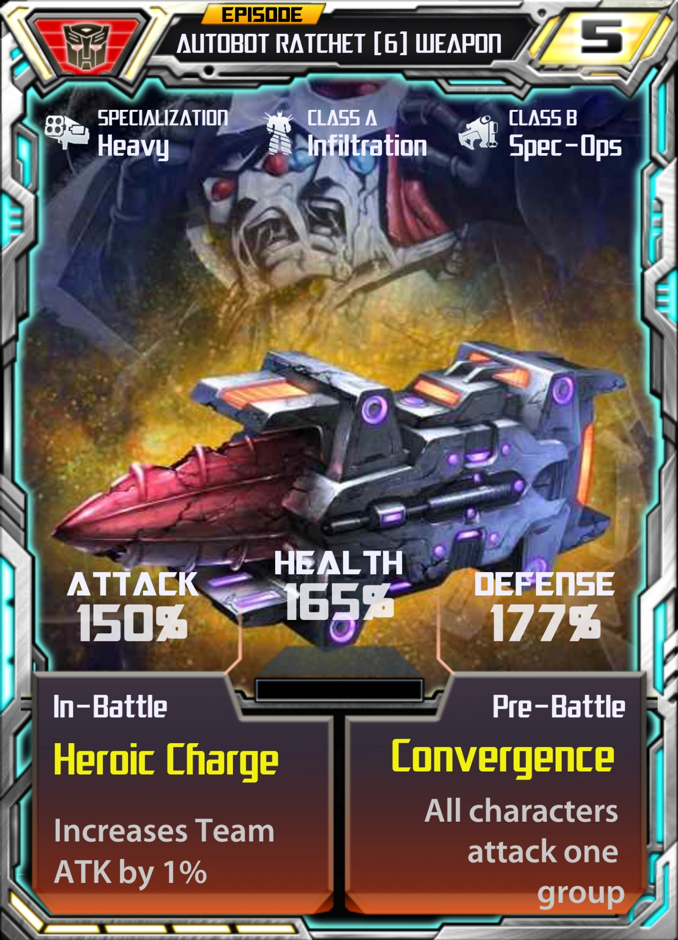 Autobot Ratchet (6) Weapon | Transformers Legends Wiki | Fandom