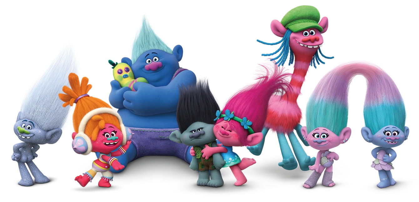 Image - All of the main trolls.png | Trolls (film) Wikia | FANDOM ...