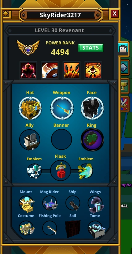 Character Sheet | Trove Wiki | Fandom