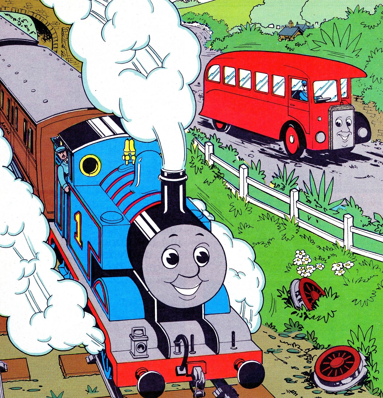 Thomas and Bertie (magazine story) | Thomas the Tank Engine Wikia | Fandom