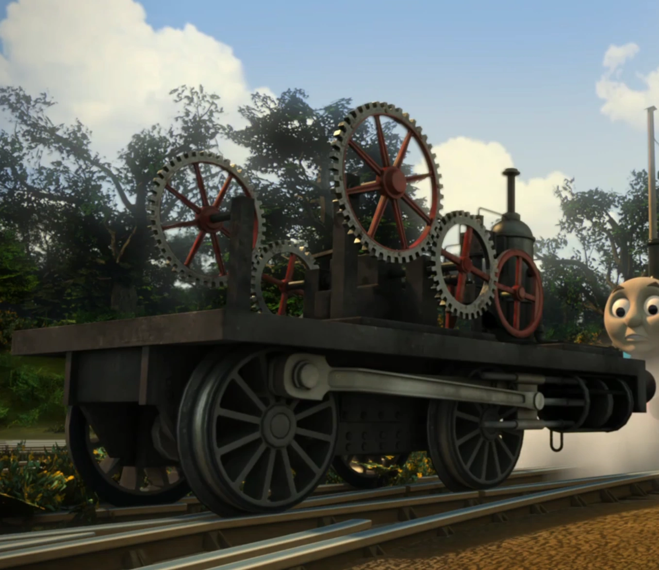 The Experimental Engines Yard Chassis | Thomas the Tank Engine Wikia ...