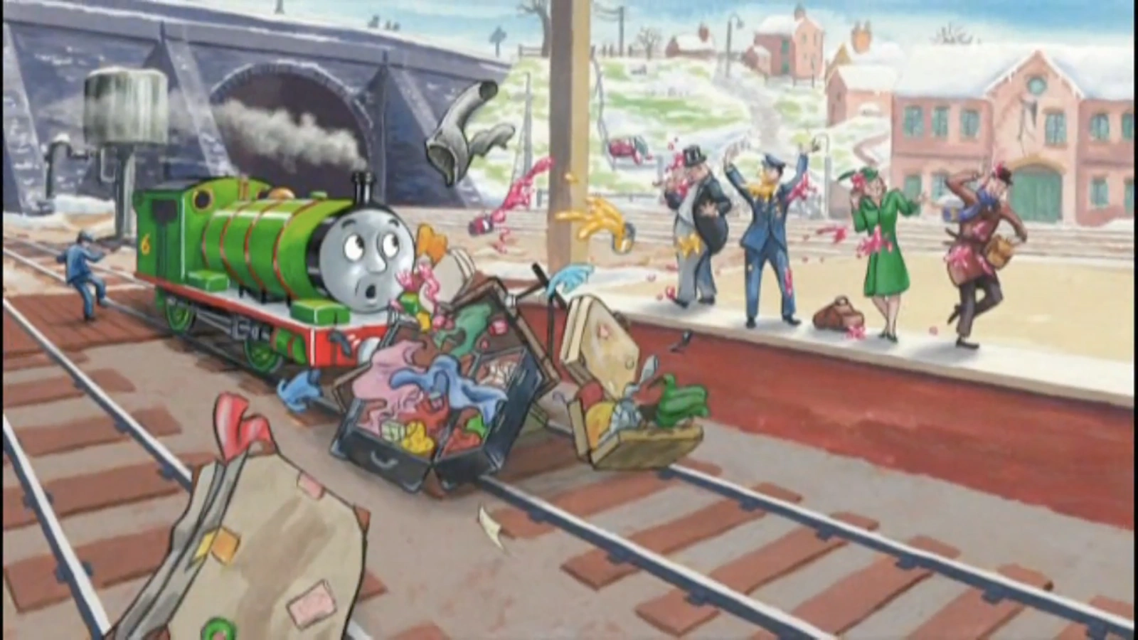 Image - Mr.Perkins'Storytime-AScarfforPercy5.png | Thomas the Tank ...