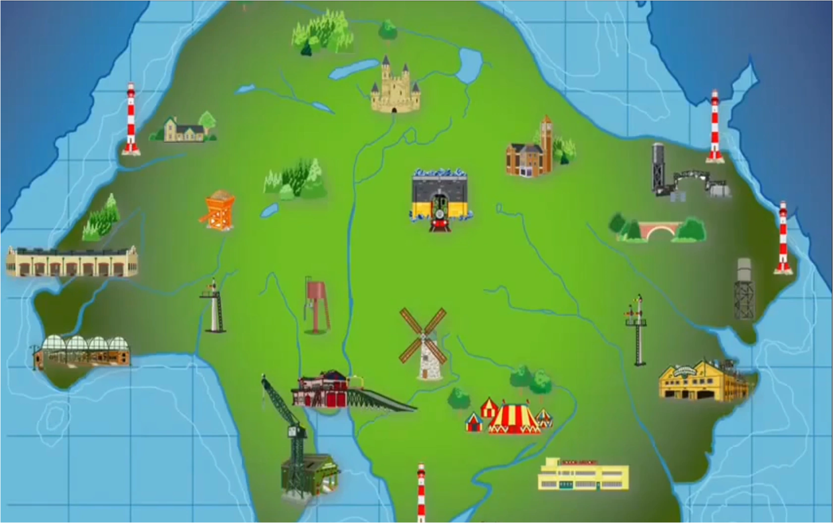 Image - BlueMountainMysterySodormap.png | Thomas the Tank Engine Wikia ...