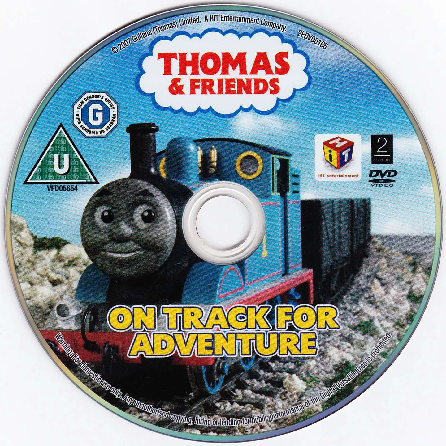 Image - OnTrackforAdventure2007DVDDisc.jpg | Thomas the Tank Engine ...