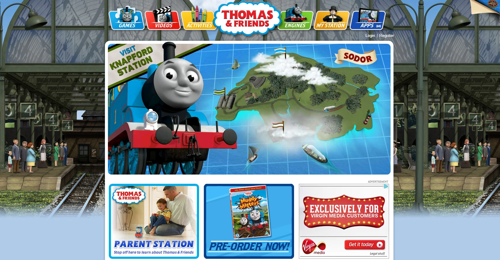 Image - TheOfficialWebsite2013.jpg | Thomas the Tank Engine Wikia ...
