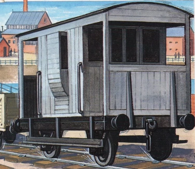 NER 20 Ton Brake Vans | Thomas the Tank Engine Wikia | Fandom