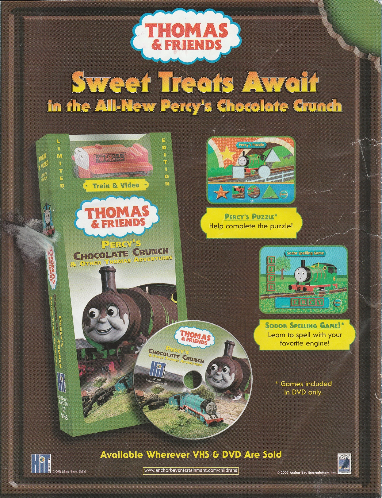 Percy's Chocolate Crunch and Other Thomas Adventures/Gallery | Thomas ...