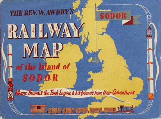 Railway Map of the Island of Sodor | Thomas the Tank Engine Wikia | Fandom