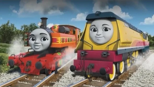 Image - NiaandRebeccaCGIPromo.jpg | Thomas the Tank Engine Wikia ...