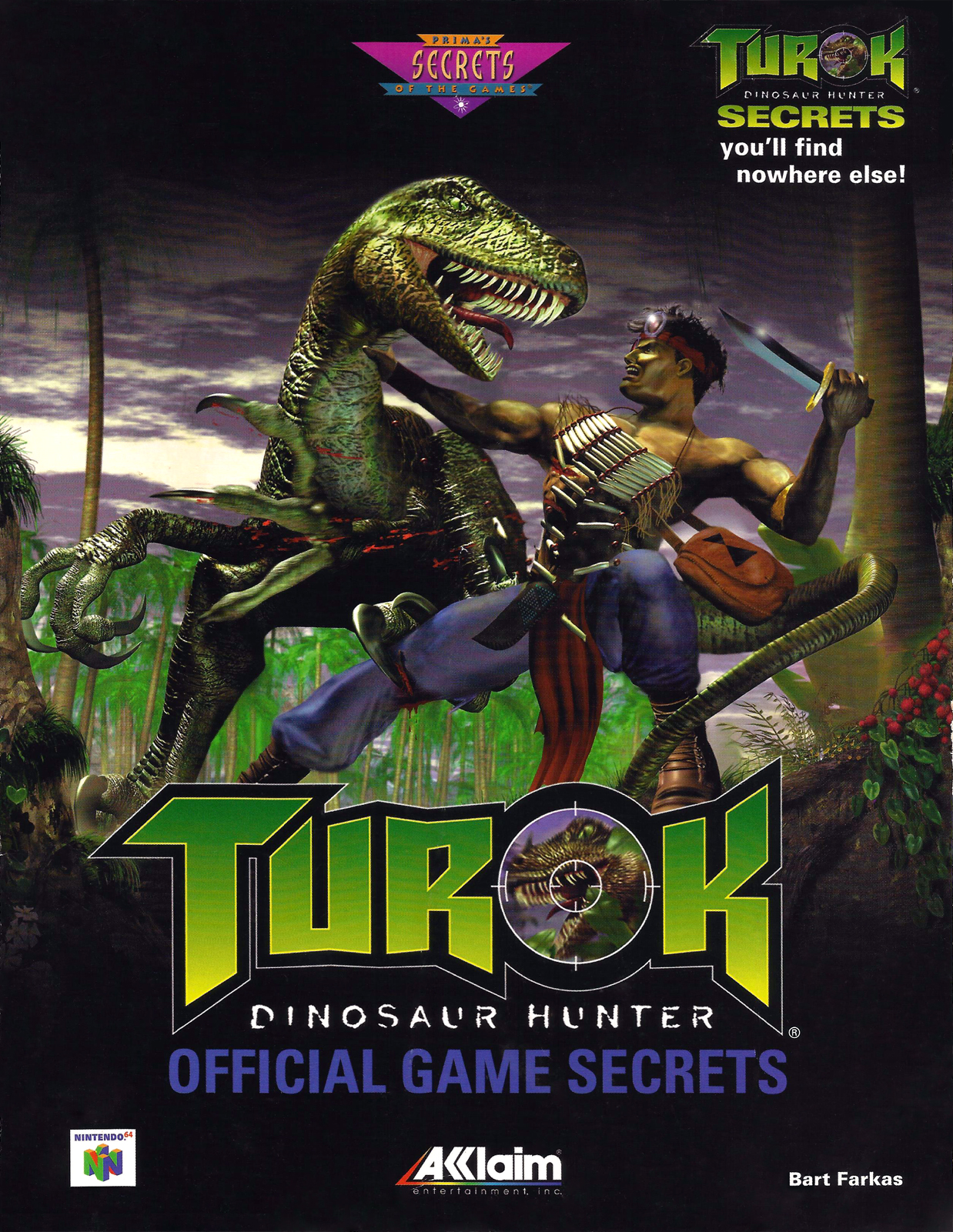 Turok: Dinosaur Hunter Official Game Secrets | Turok Wiki | Fandom Turok: Dinosaur Hunter Official Game Secrets | Turok Wiki | Fandom